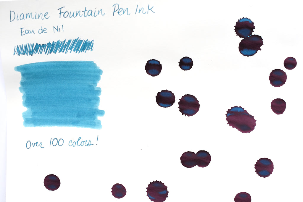 Diamine Fountain Pen Ink - Eau De Nil - 30mL – Yoseka Stationery