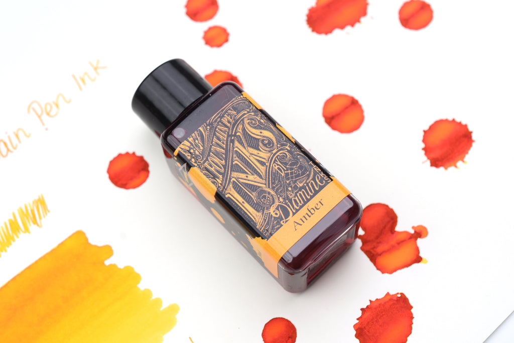 Diamine Fountain Pen Ink - Amber - 30mL – Yoseka Stationery