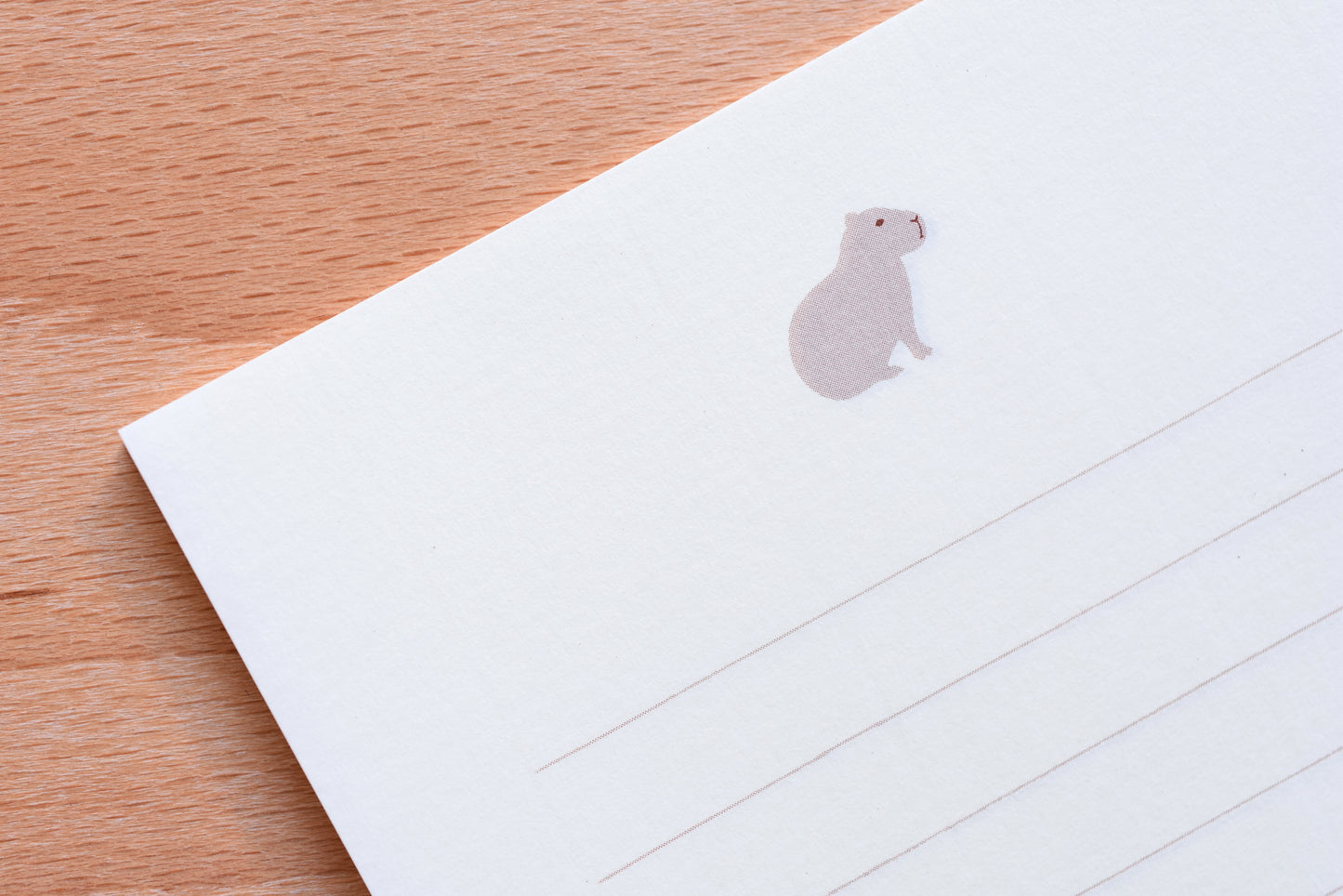 Mini Letter Set with Capybara Stickers – Yoseka Stationery
