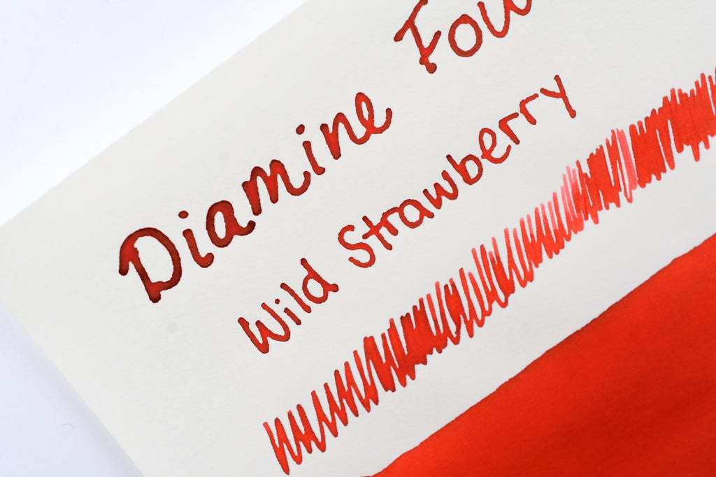 Diamine Fountain Pen Ink - Wild Strawberry - 30mL – Yoseka Stationery