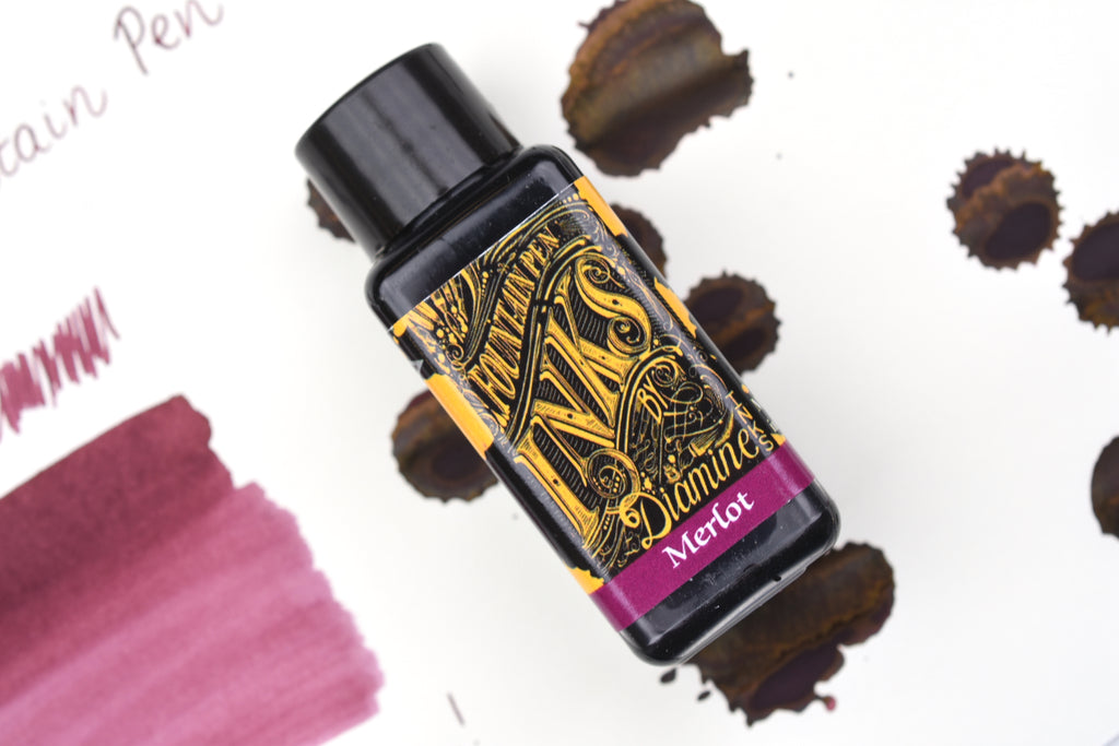 Diamine Fountain Pen Ink - Merlot - 30mL – Yoseka Stationery