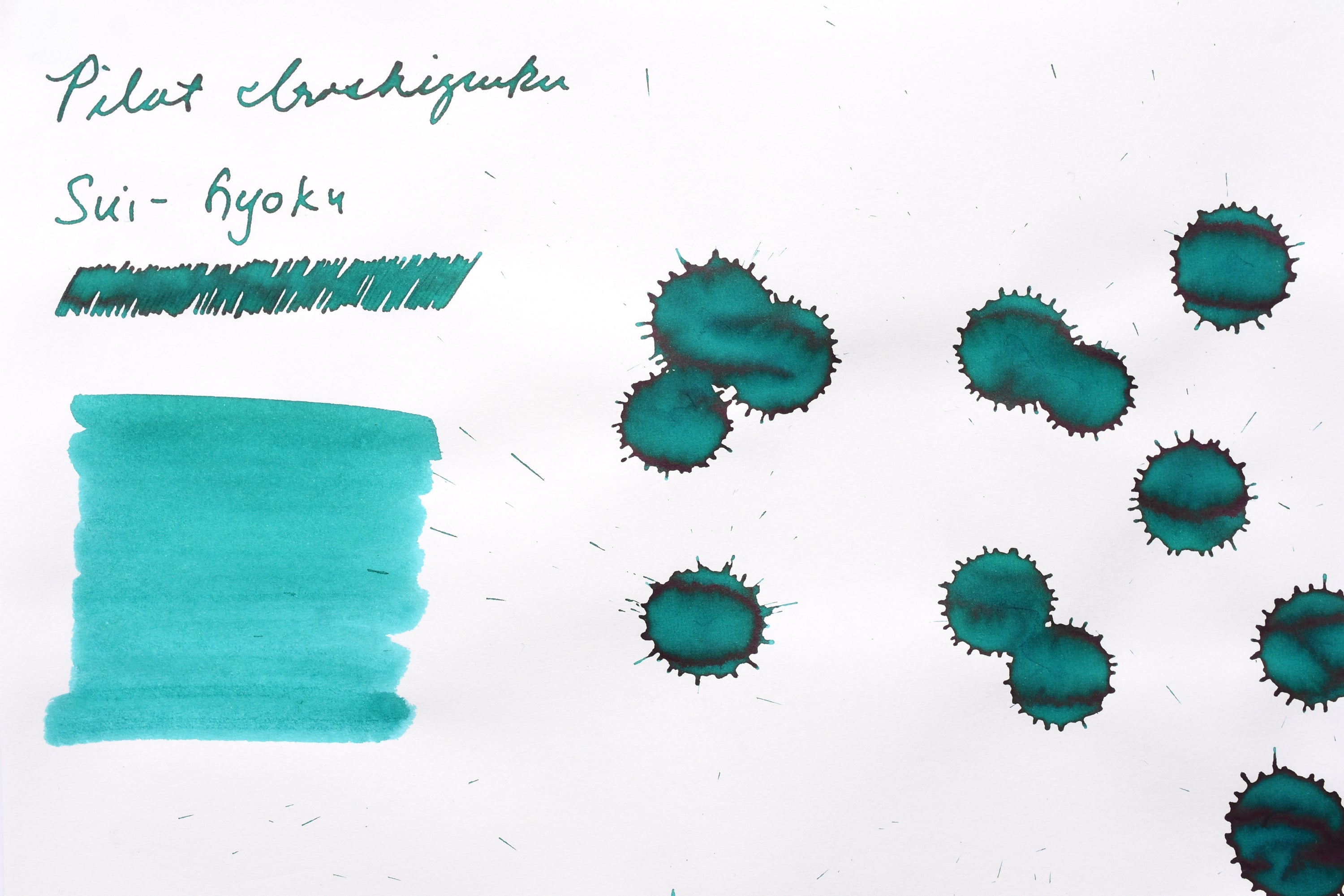 Pilot Iroshizuku Ink - Sui-gyoku - 50 mL Bottle Ink – Yoseka Stationery