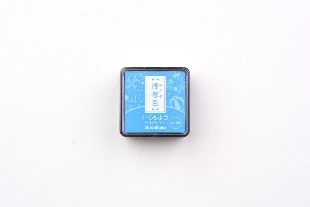Shachihata Oil-Based Mini Ink Pad - Iromoyo Warabe - Traditional Japan – Yoseka Stationery