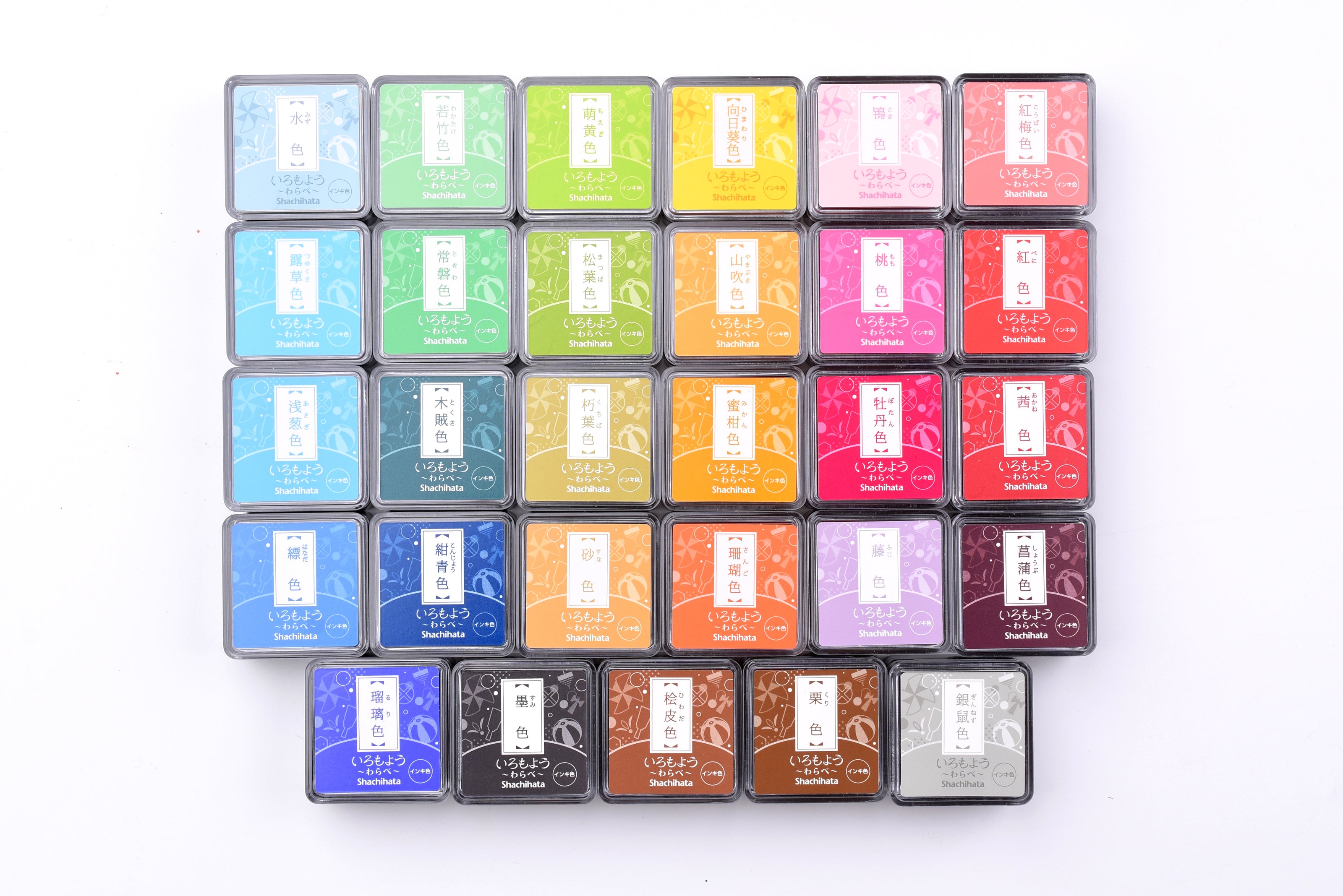 Shachihata Oil-Based Ink Pad - Iromoyo Warabe - Traditional Japanese C ...