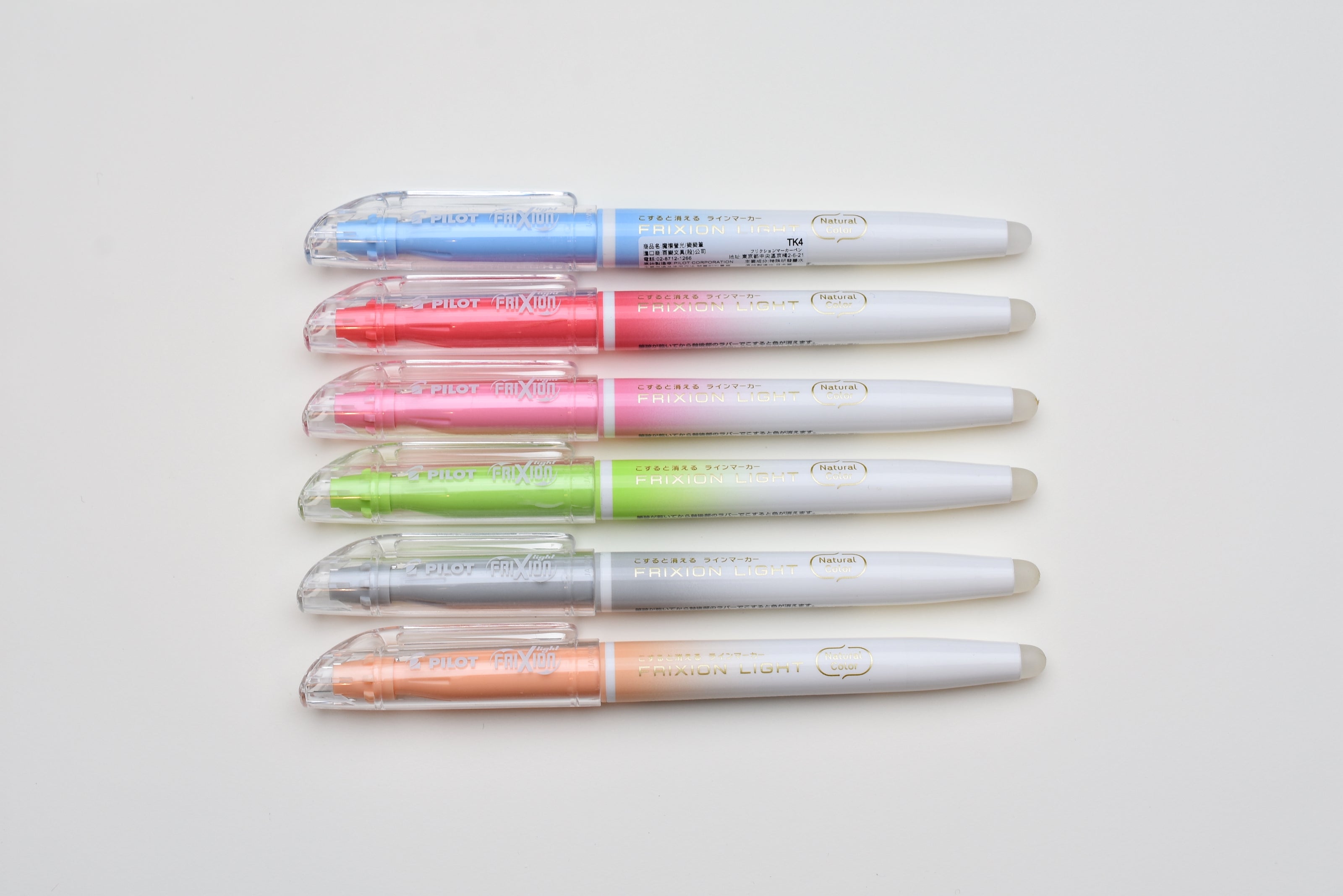 Pilot FriXion Light - Natural Color - Set of 6 – Yoseka Stationery