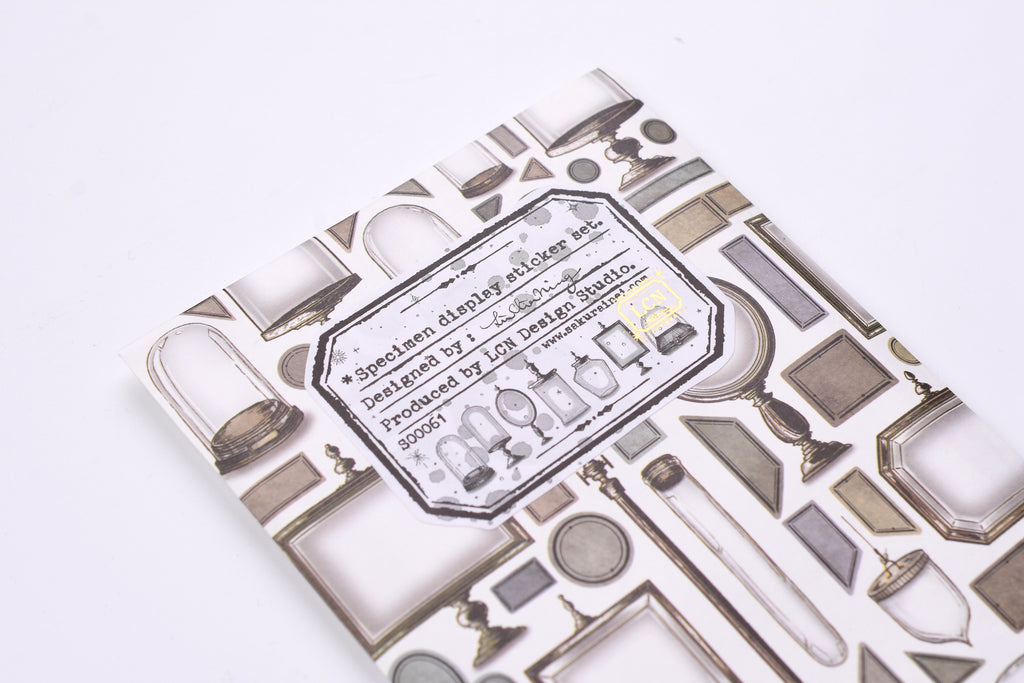 LCN Specimen Display Sticker Set – Yoseka Stationery