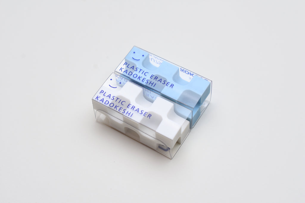 Kokuyo 28-Corner Eraser - Blue and White – Yoseka Stationery