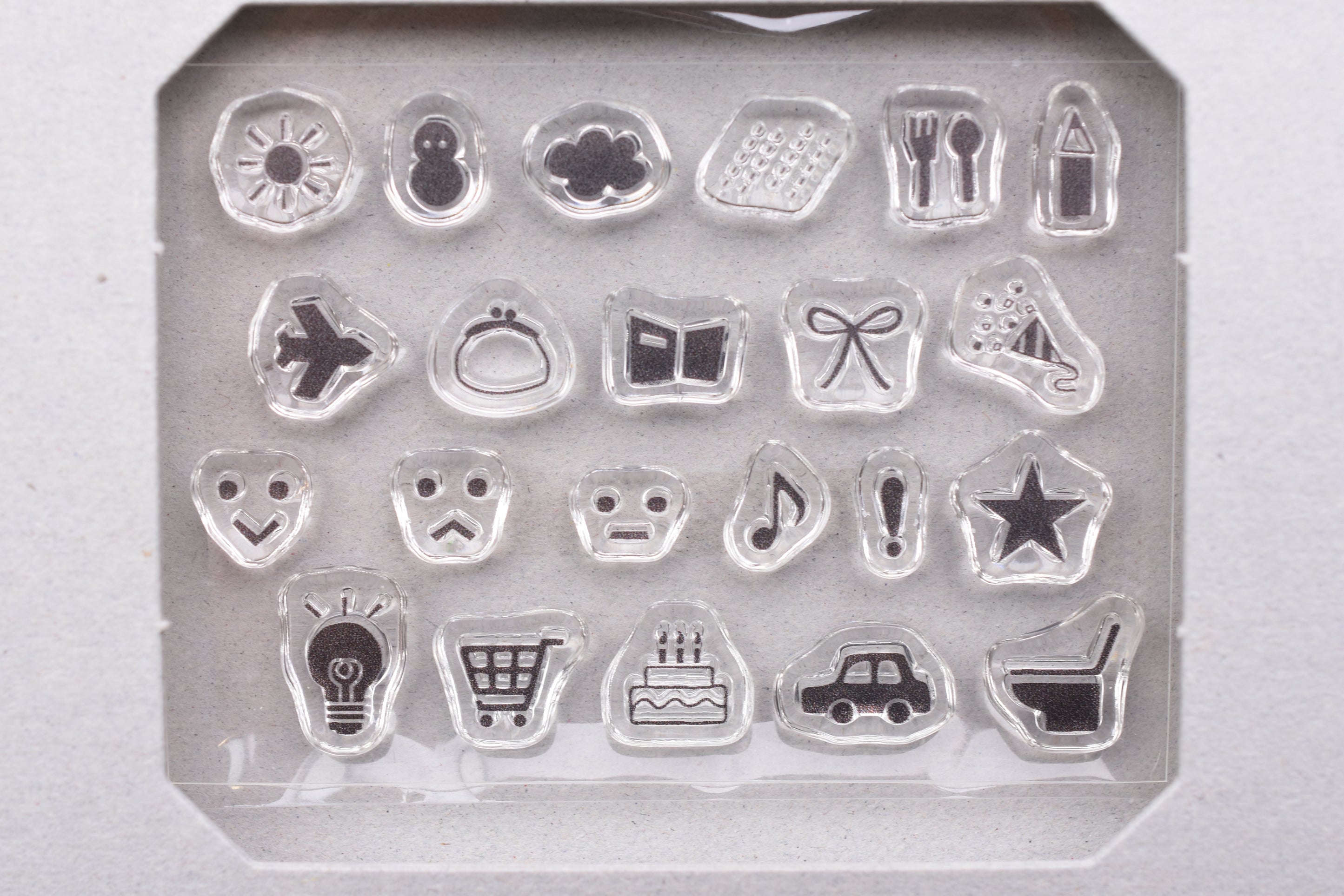 Mizushima Jizai Clear Stamps - LOG - Stamps Only – Yoseka Stationery