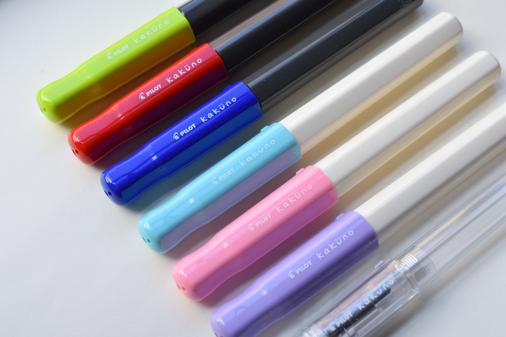 Pilot Kakuno Fountain Pen - Clear - Fine Nib – Yoseka Stationery