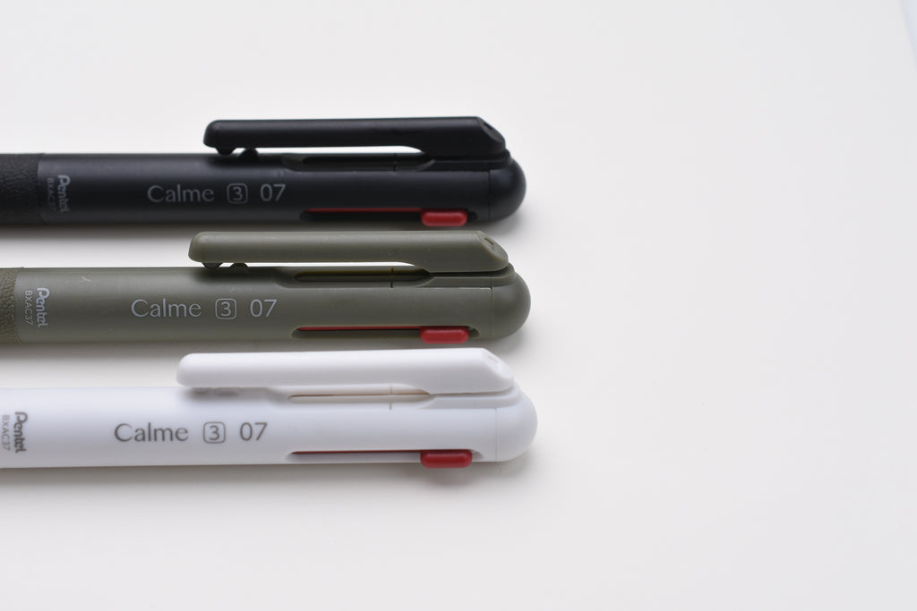 Pentel Calme 3 Colors Ballpoint Pen - 0.5mm – Yoseka Stationery