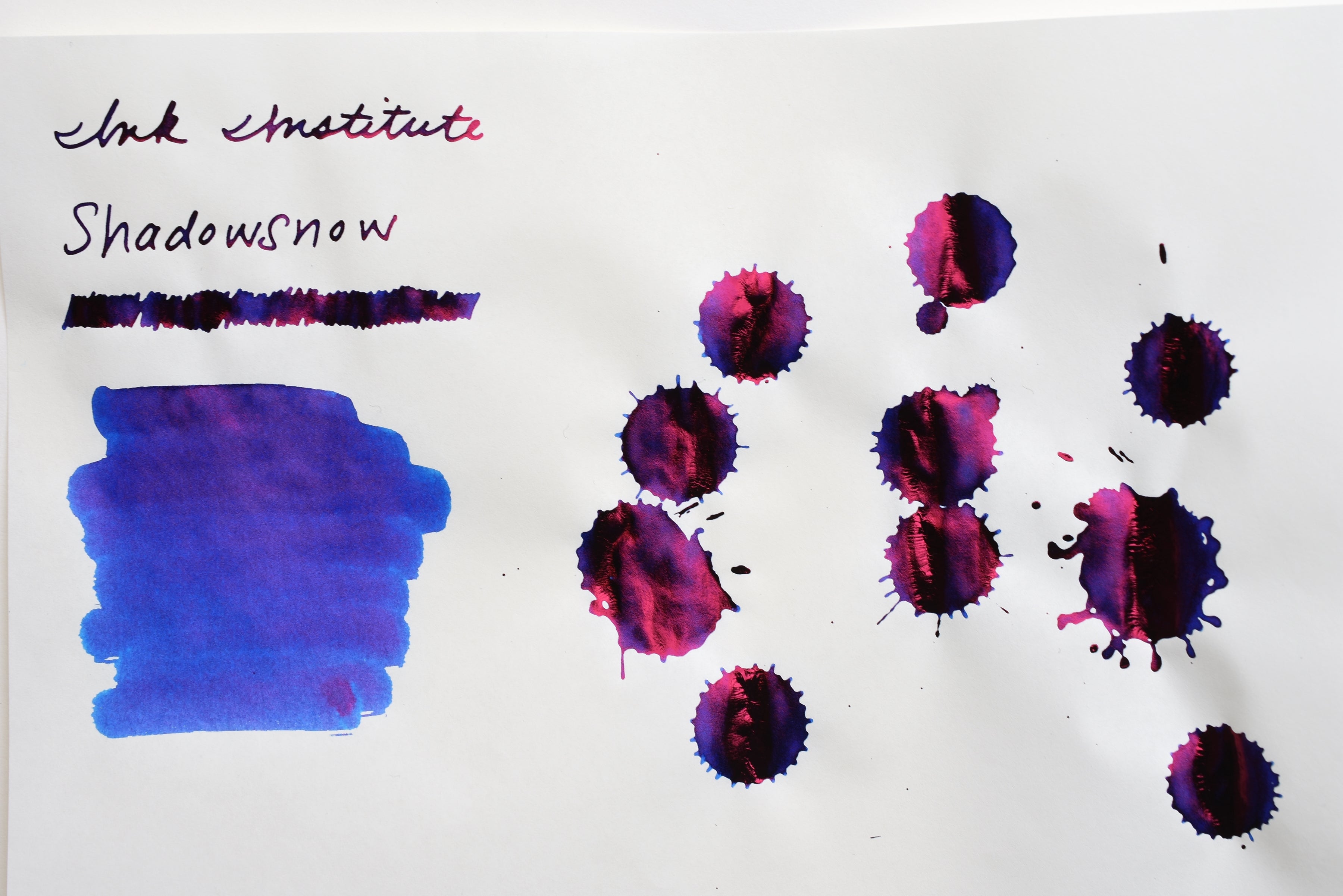 Ink Institute Premium Sheen Ink - Shadowsnow – Yoseka Stationery