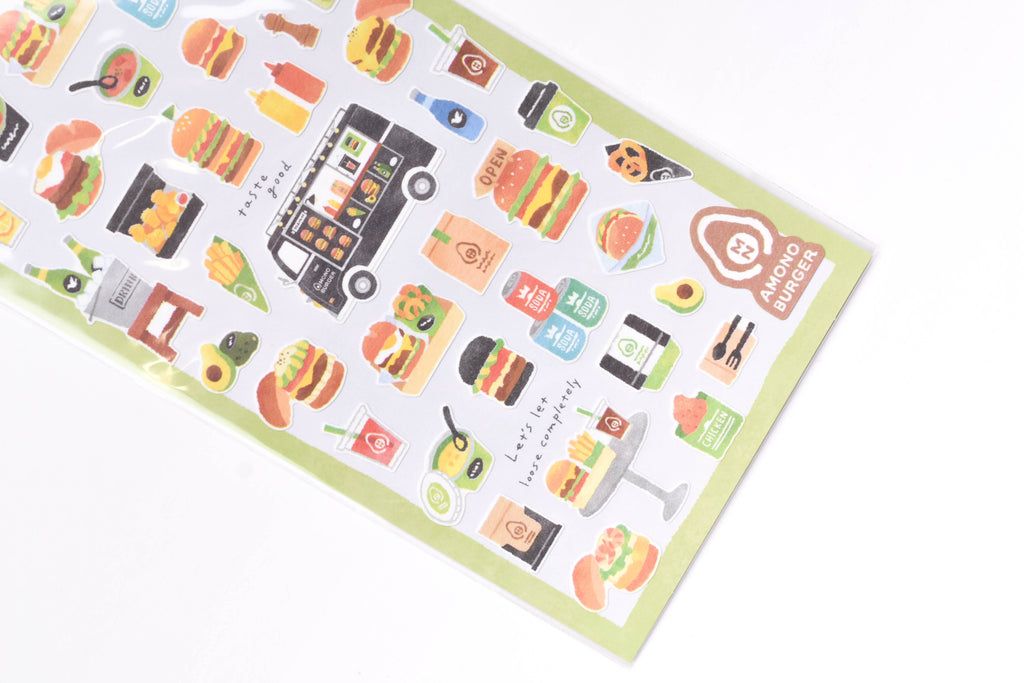 Food Truck Sticker - Burger Shack – Yoseka Stationery