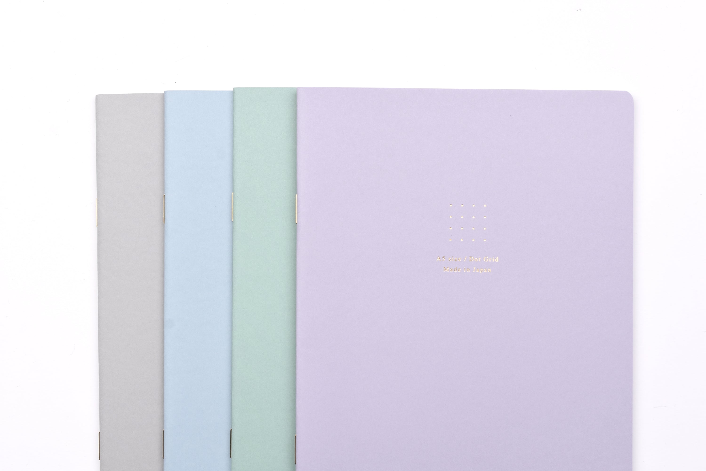 Midori Notebook Soft Color - A5 - Dot Grid - Grey – Yoseka Stationery