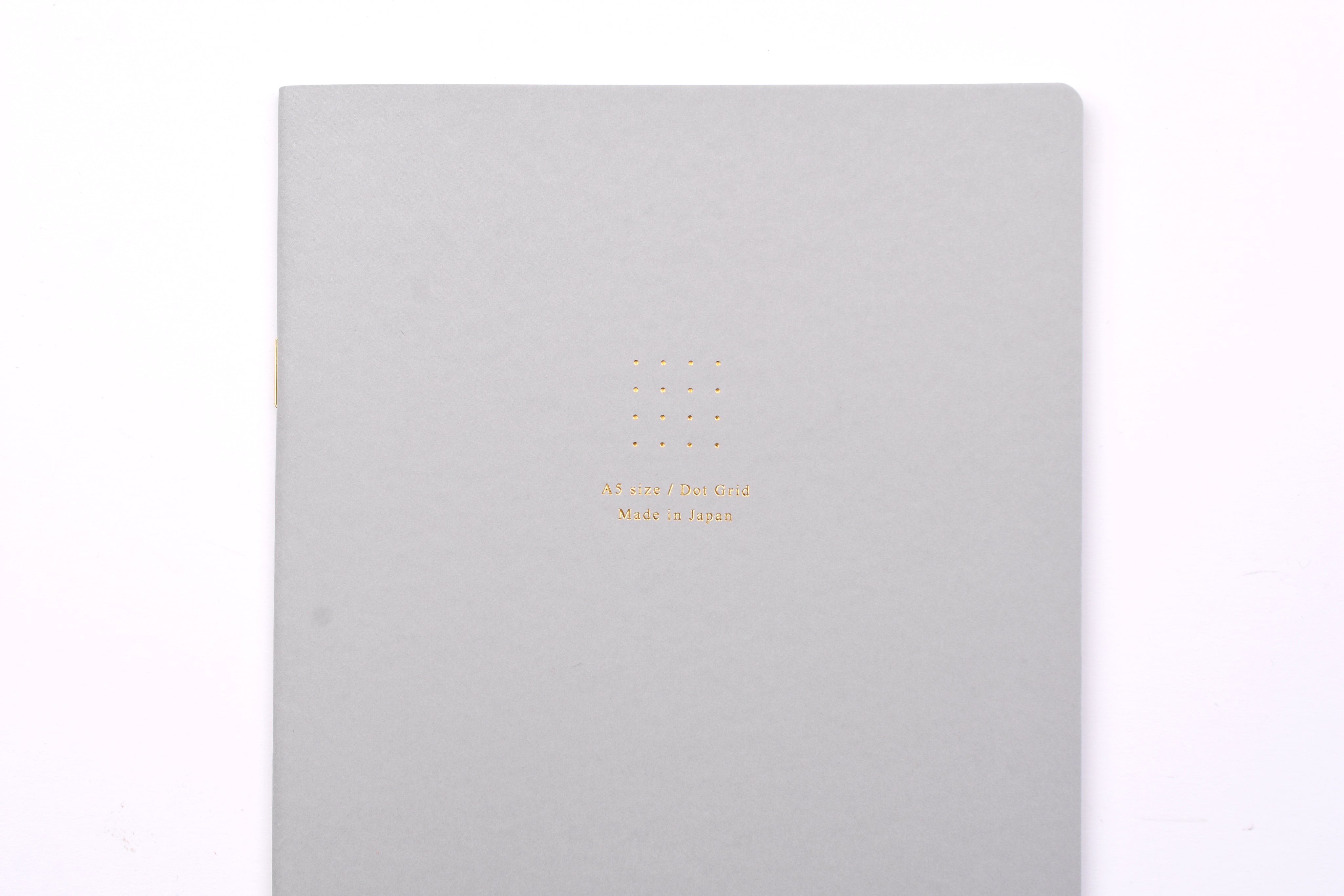 Midori Notebook Soft Color - A5 - Dot Grid - Grey – Yoseka Stationery