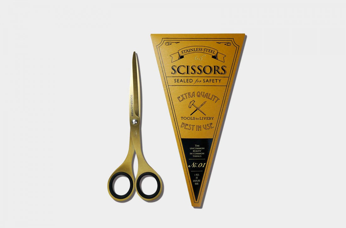 Tools to Liveby Scissors - 6.5" - Gold – Yoseka Stationery