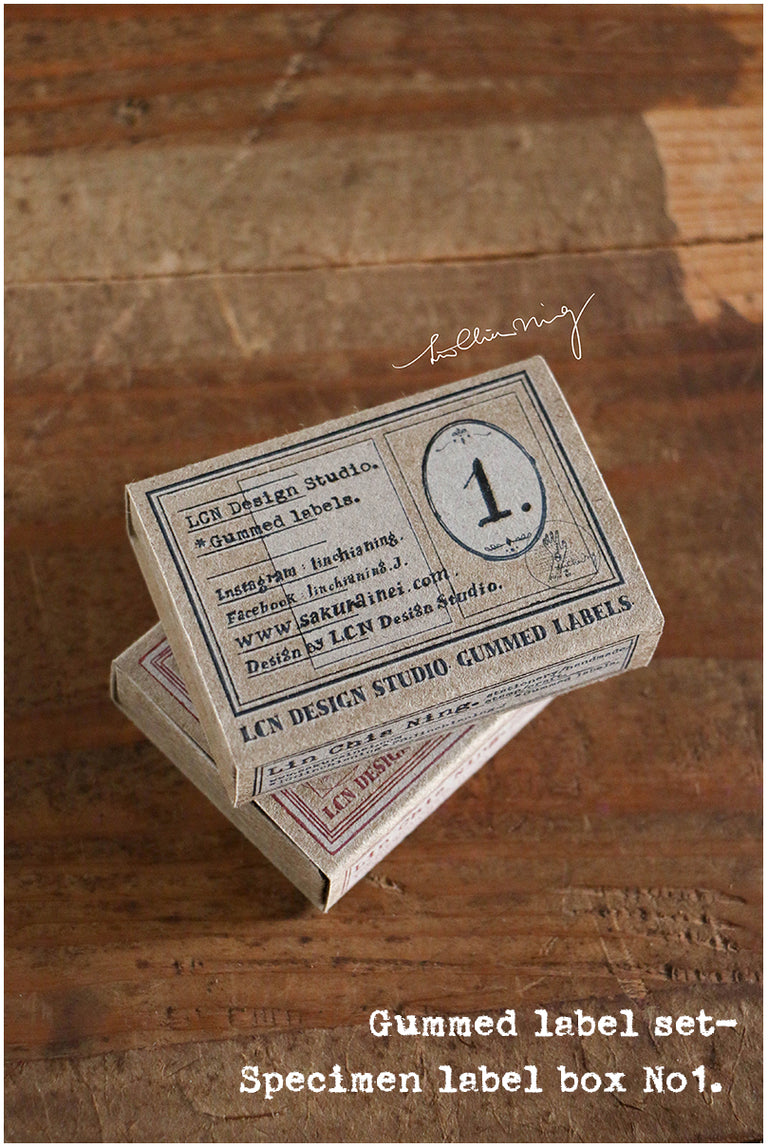 LCN Gummed Label Set - Specimen Labels No. 1 – Yoseka Stationery