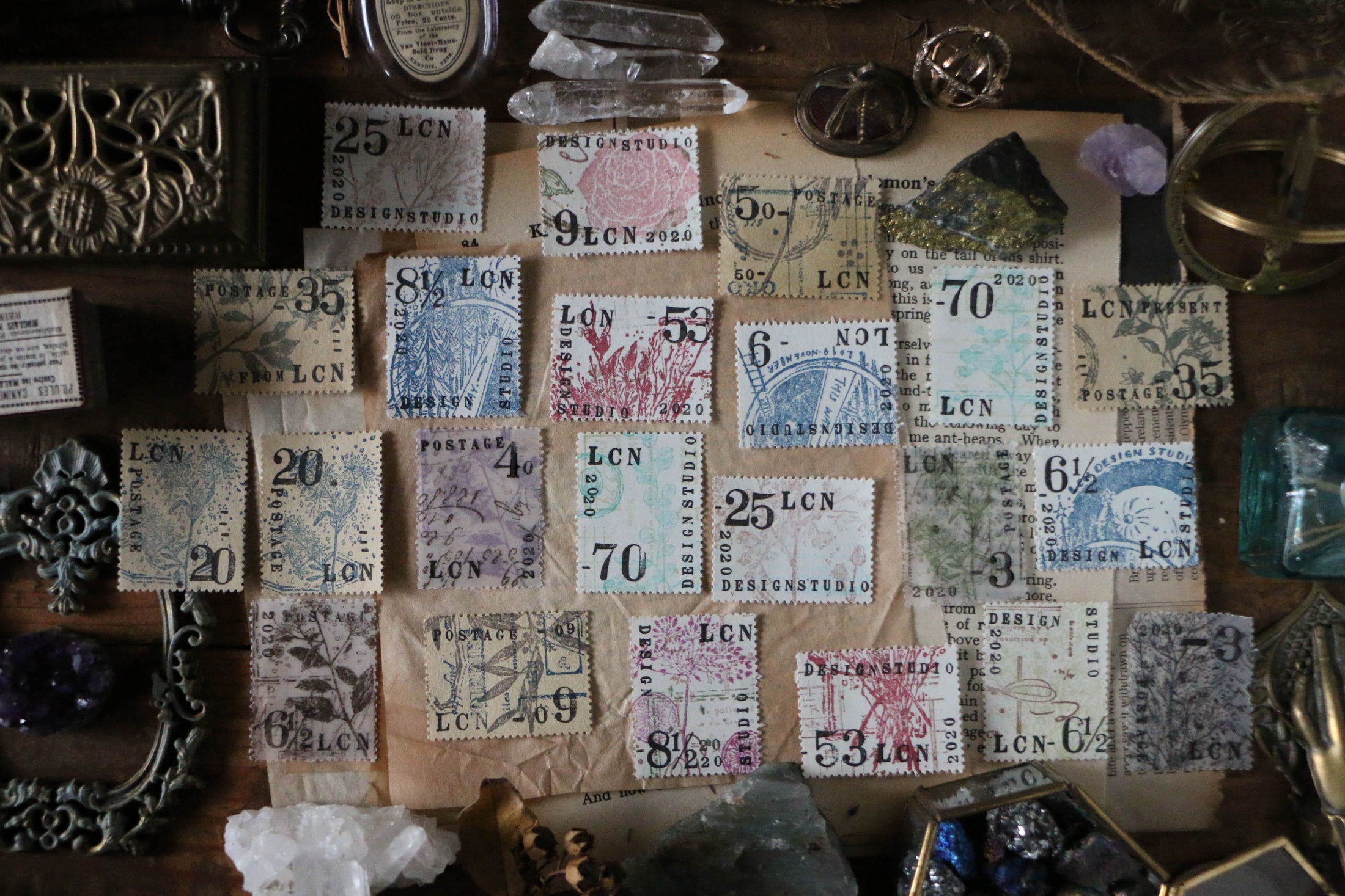 LCN No. 1 Postage Stamp Paper Pad – Yoseka Stationery