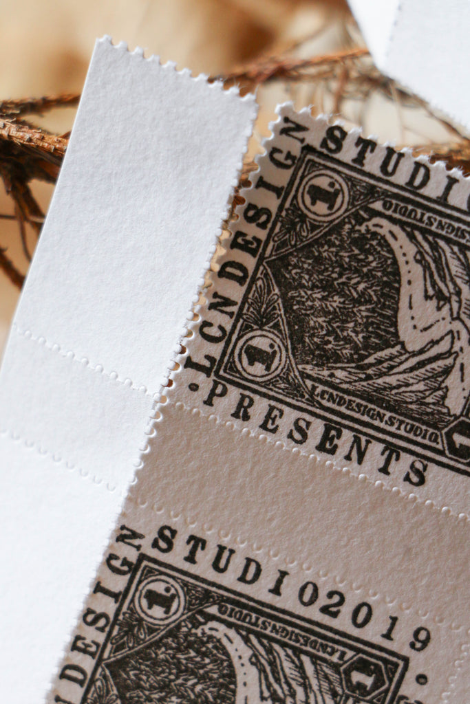 LCN No. 2 Postage Stamp Paper Pad – Yoseka Stationery