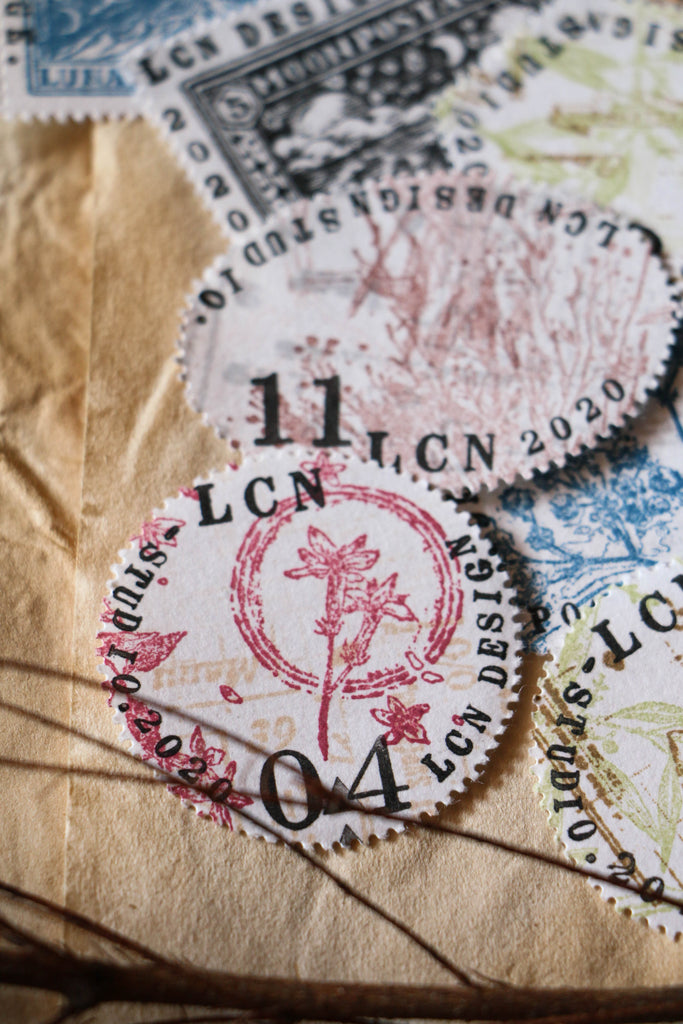 LCN No. 2 Postage Stamp Paper Pad – Yoseka Stationery