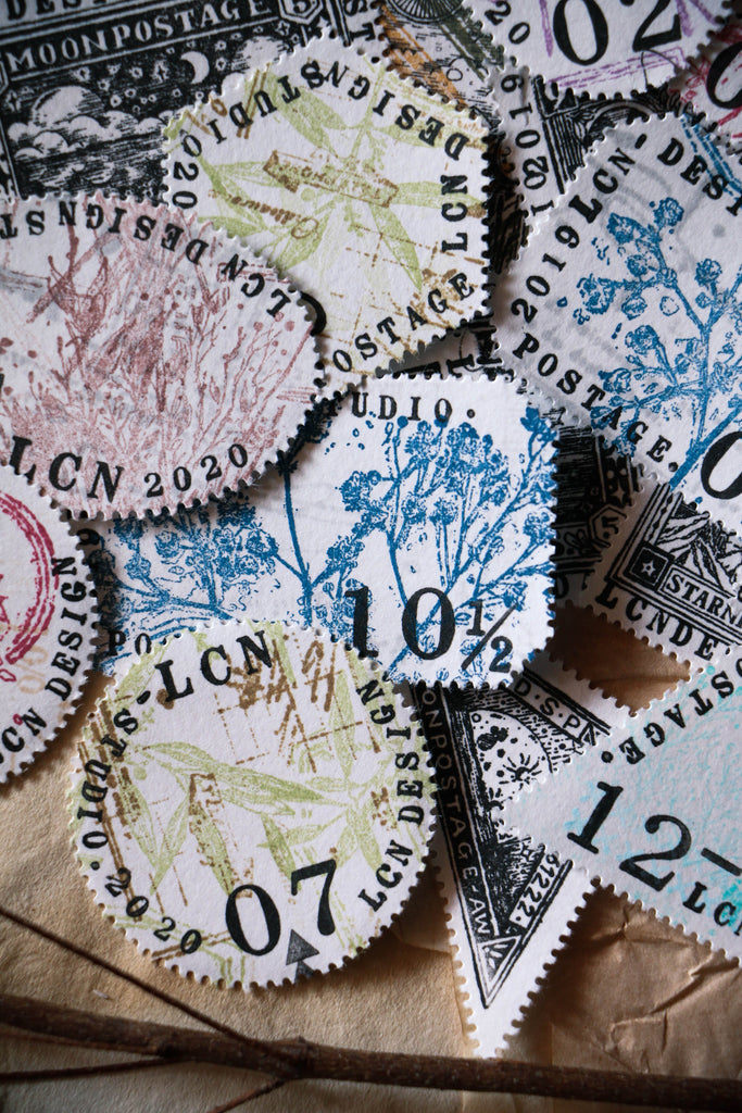 LCN No. 2 Postage Stamp Paper Pad – Yoseka Stationery