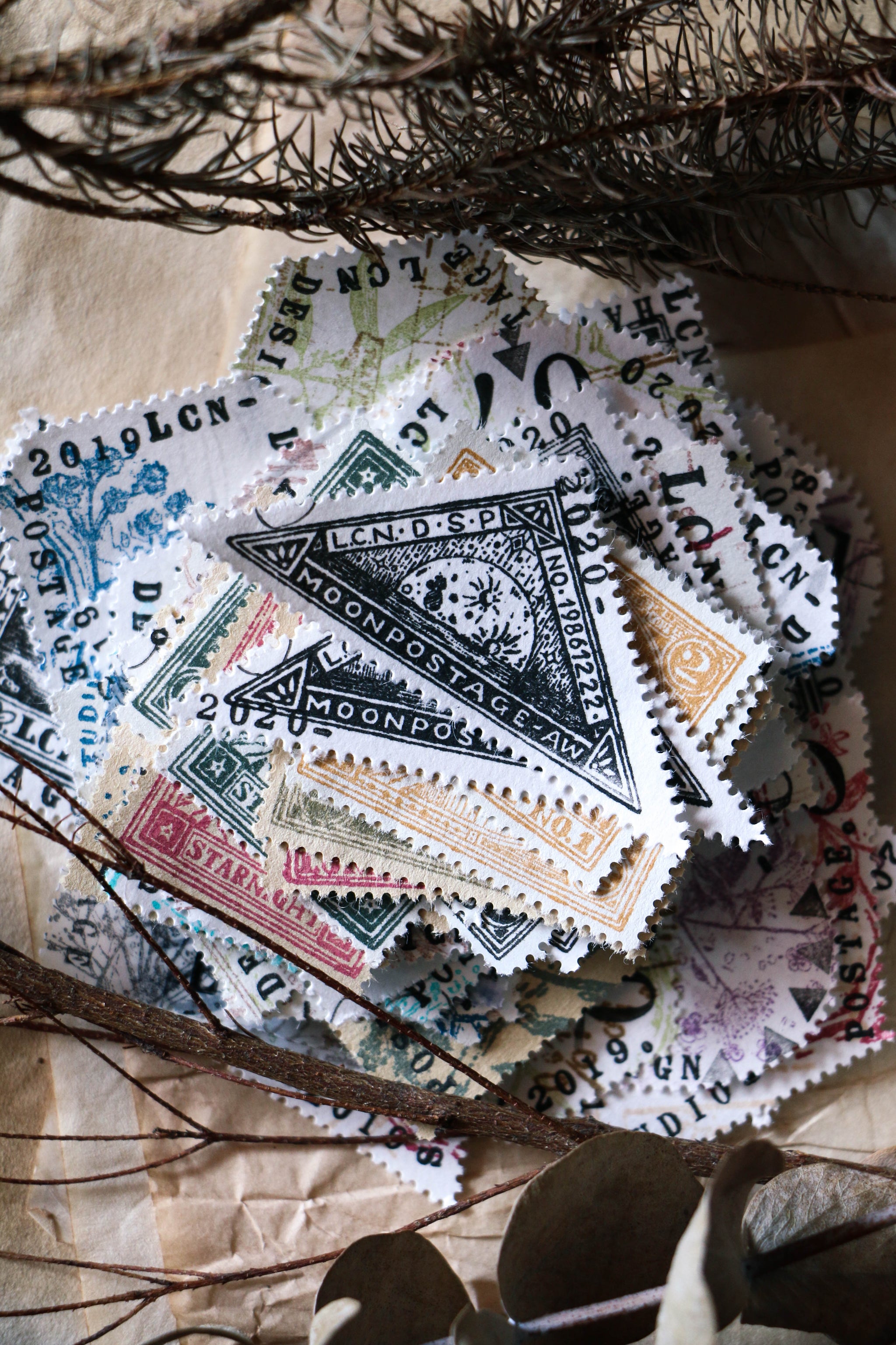 LCN No. 1 Postage Stamp Paper Pad – Yoseka Stationery