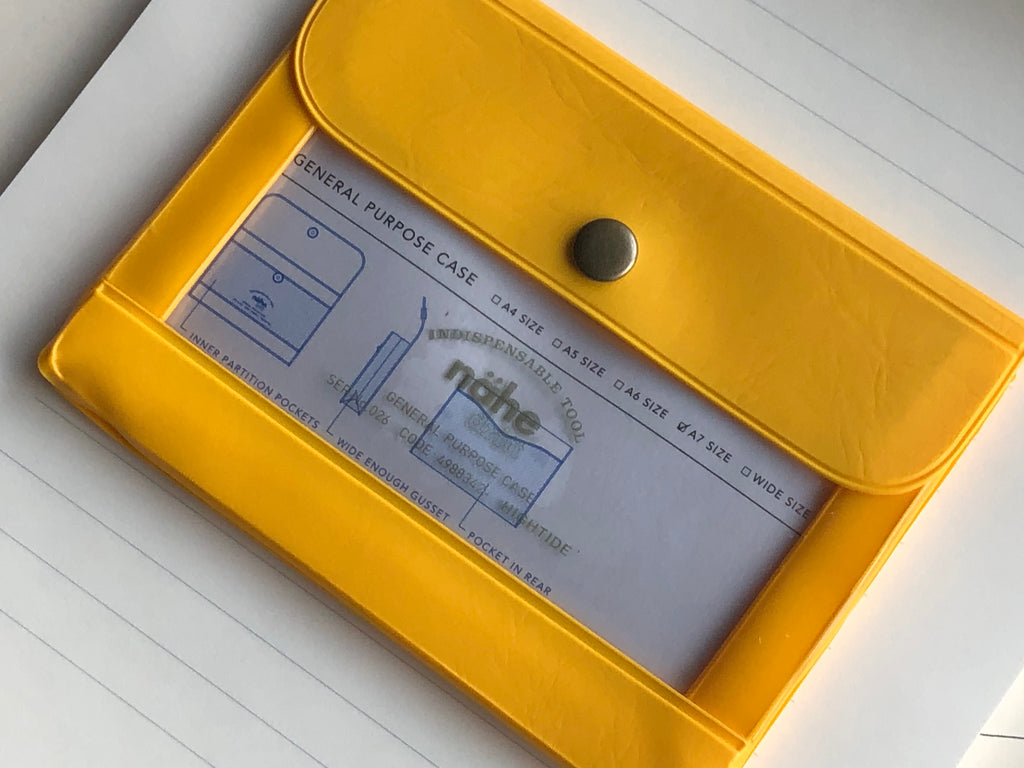 Nähe General Purpose Case - A7 - Yellow – Yoseka Stationery