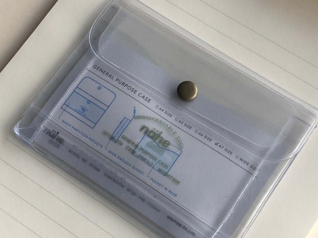 Nähe General Purpose Case - A7 - Clear – Yoseka Stationery
