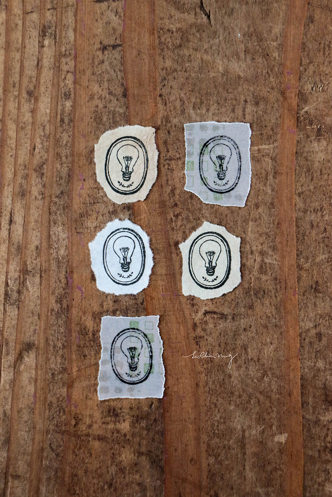 LCN Life Pieces Metal Stamp - Light Bulb – Yoseka Stationery