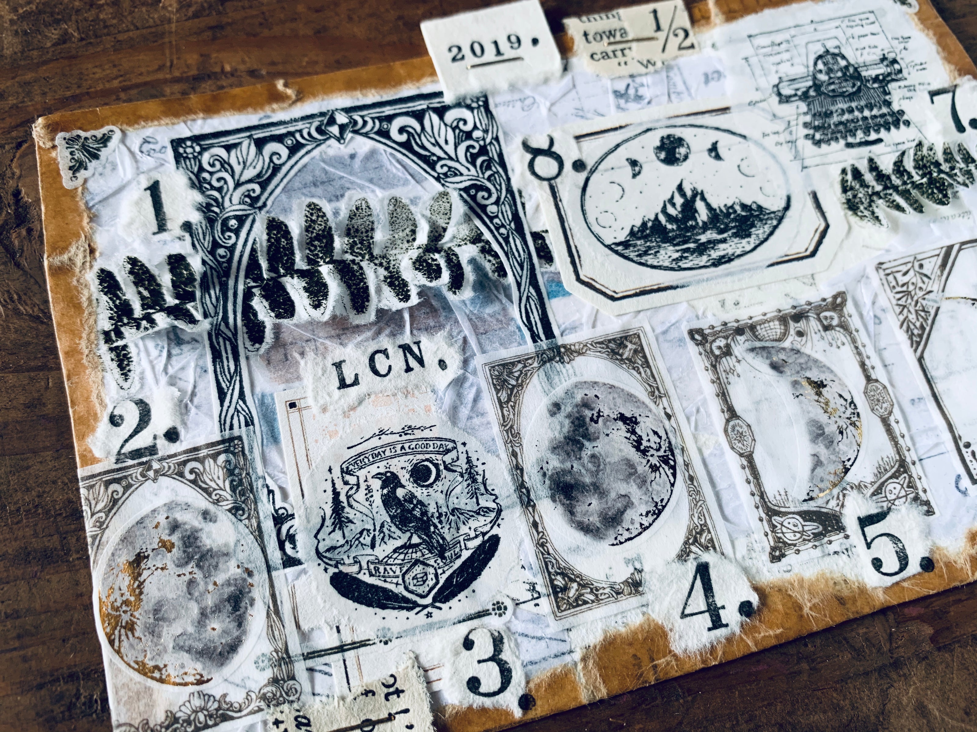 LCN Raven No.1 Metal Stamp – Yoseka Stationery