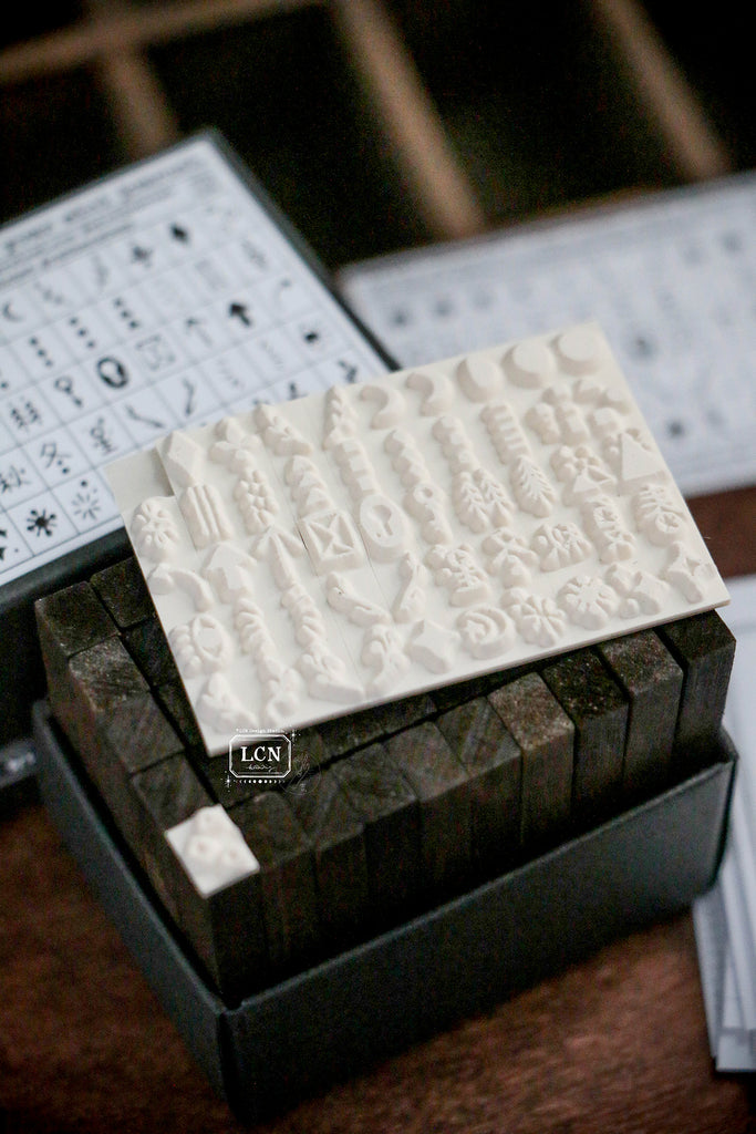 LCN DIY Mini Rubber Stamp Set - Daily Symbols (Limited Edition ...