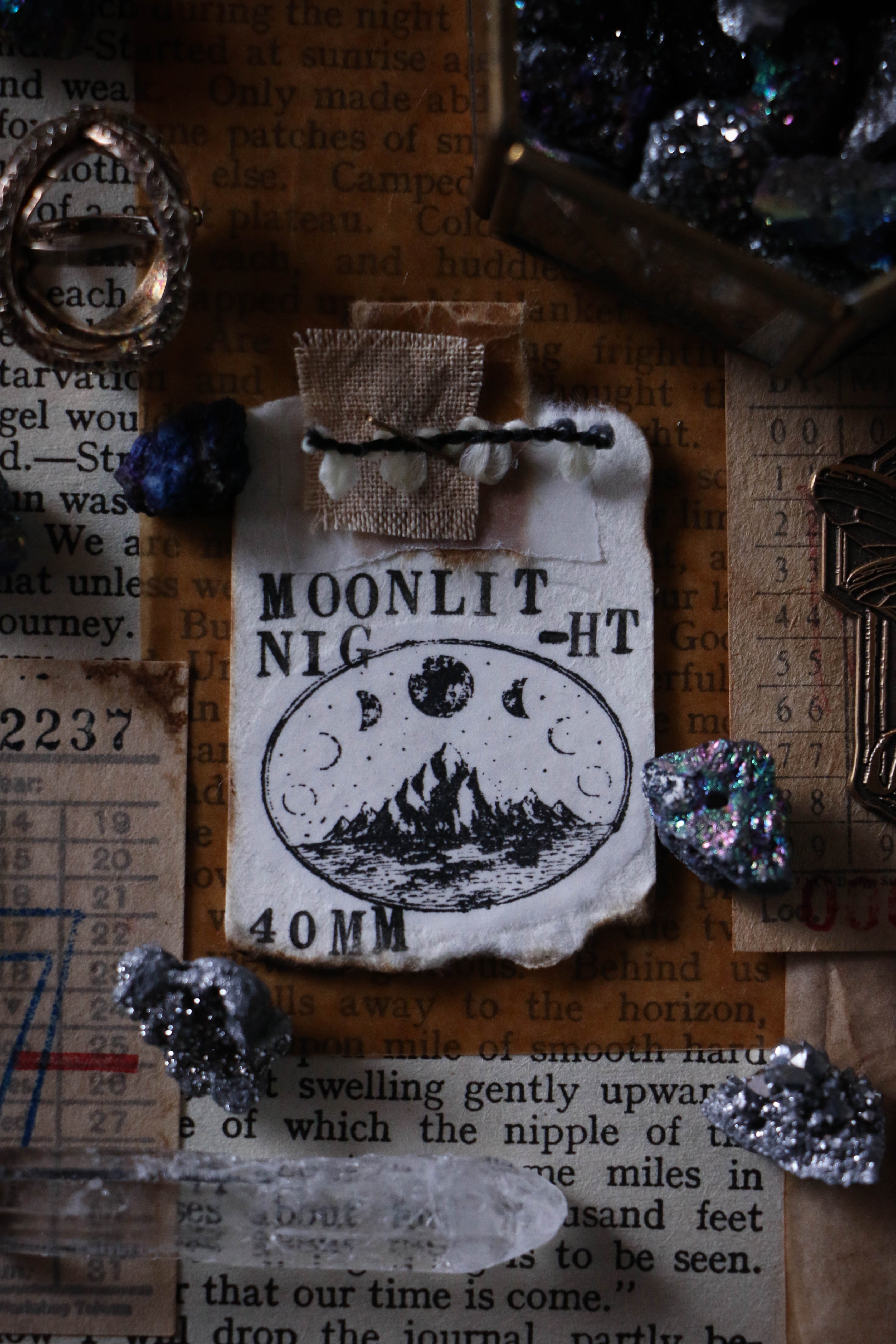 LCN Moonlit Night Metal Stamp – Yoseka Stationery