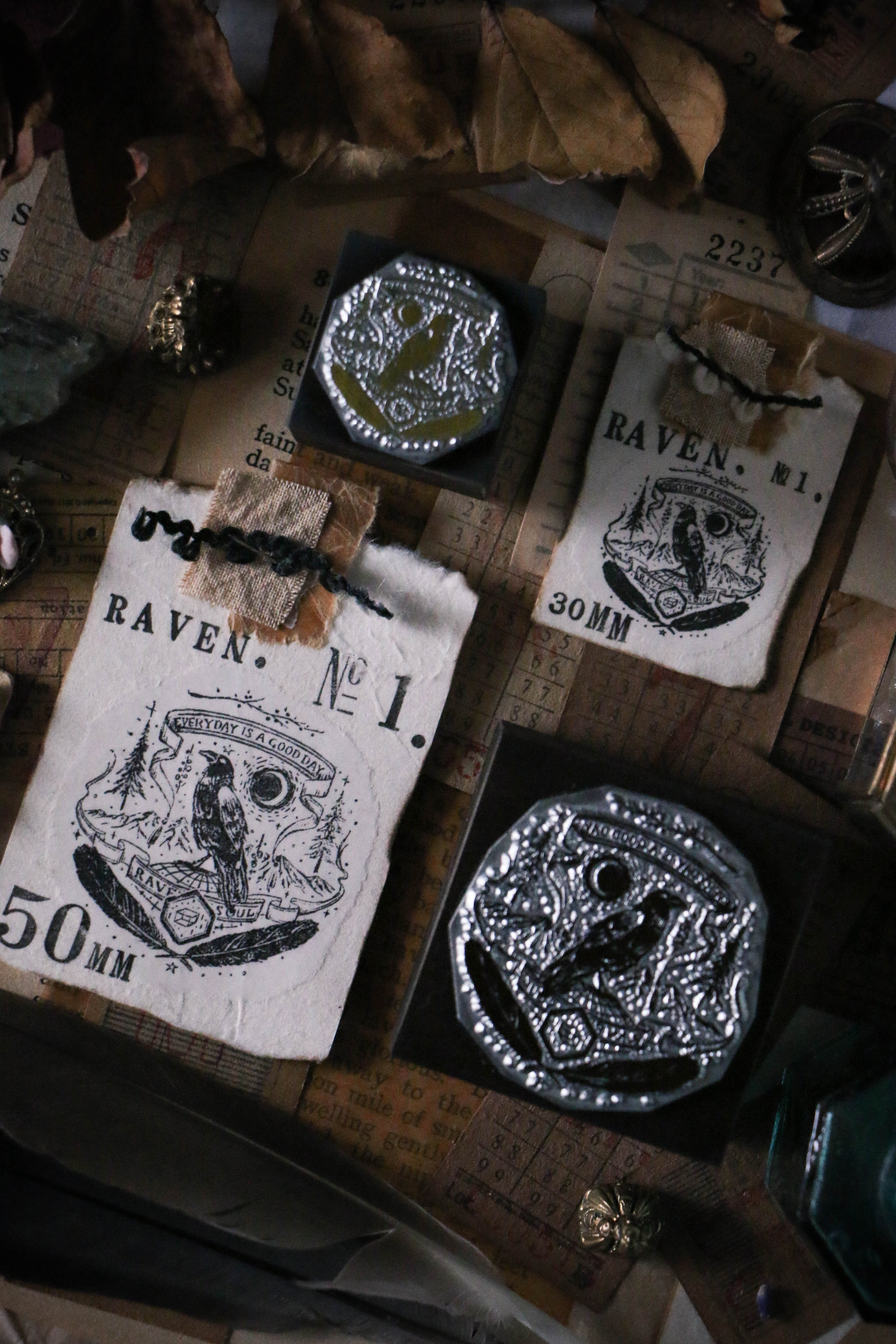 LCN Raven No.1 Metal Stamp – Yoseka Stationery