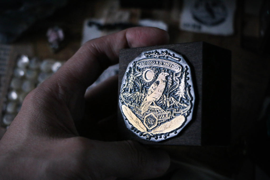 LCN Raven No.1 Metal Stamp – Yoseka Stationery