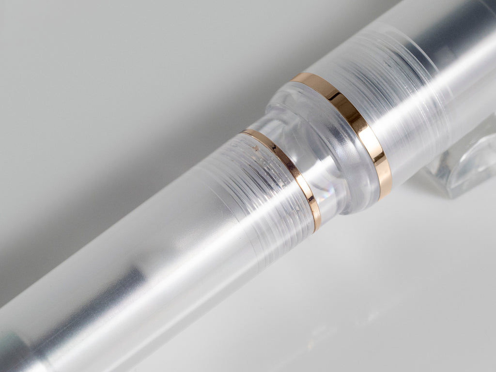 Fine Writing International Fenestro Fountain Pen - Demonstrator Gold T – Yoseka Stationery