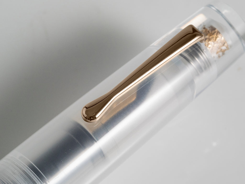 Fine Writing International Fenestro Fountain Pen - Demonstrator Gold T – Yoseka Stationery