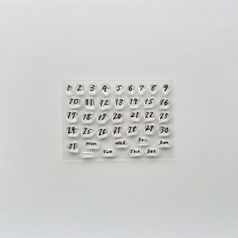 Mizushima Jizai Clear Stamps - LOG - Stamps Only – Yoseka Stationery