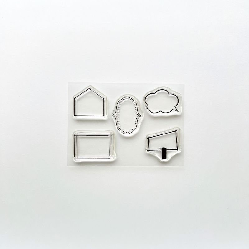 Mizushima Jizai Clear Stamps - LOG - Stamps Only – Yoseka Stationery