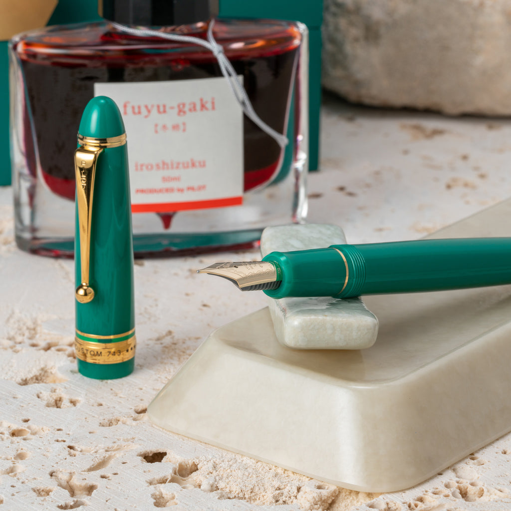 Pilot Custom 743 Fountain Pen - Verdigris – Yoseka Stationery