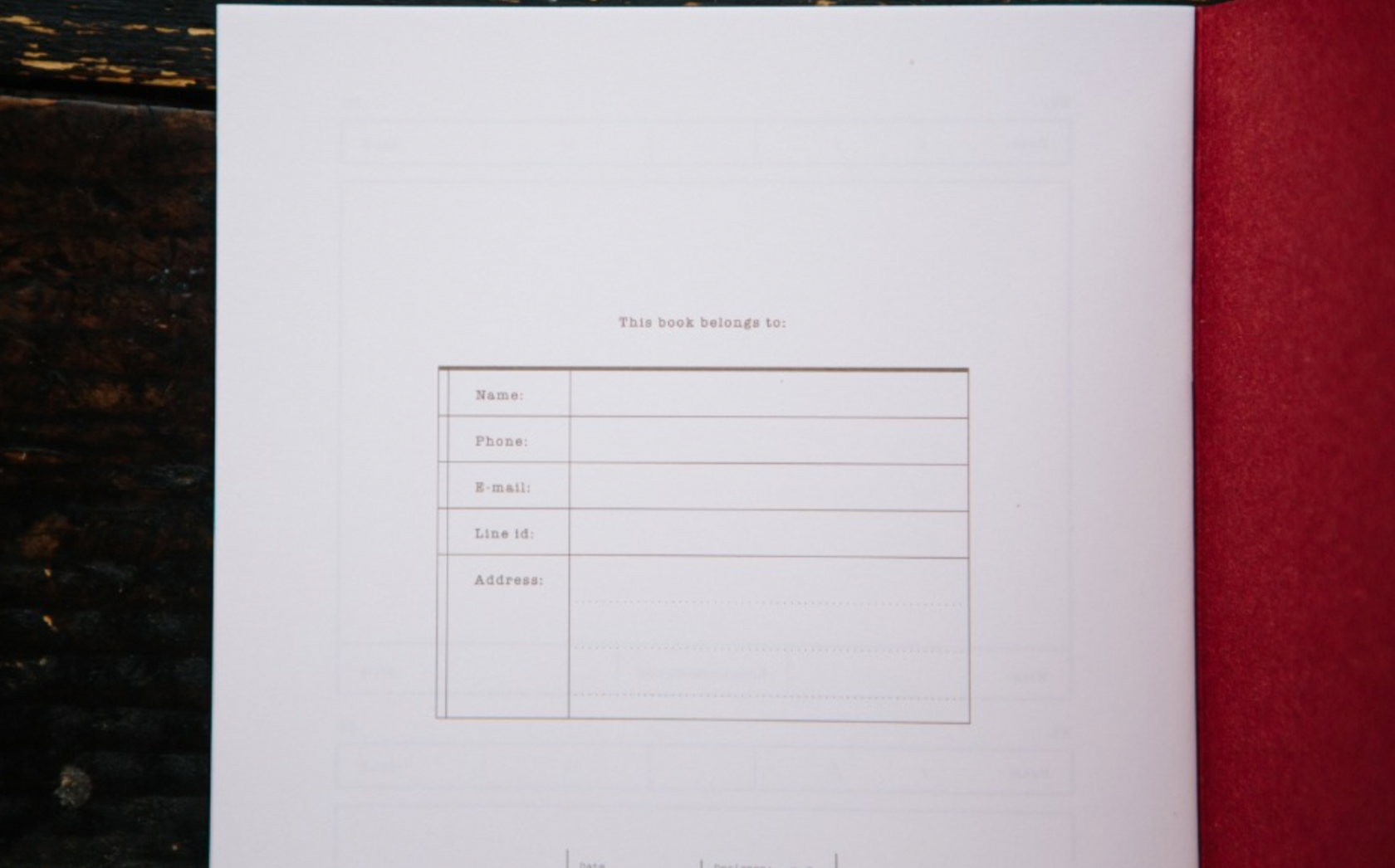 OURS Card Folder Book – Yoseka Stationery