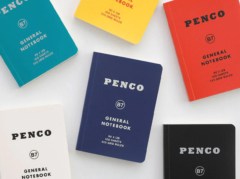Penco General Notebook - B7 Grid – Yoseka Stationery