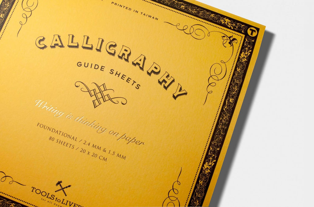 Tools to Liveby Calligraphy Practice Notebook (Chancery Cursive ...