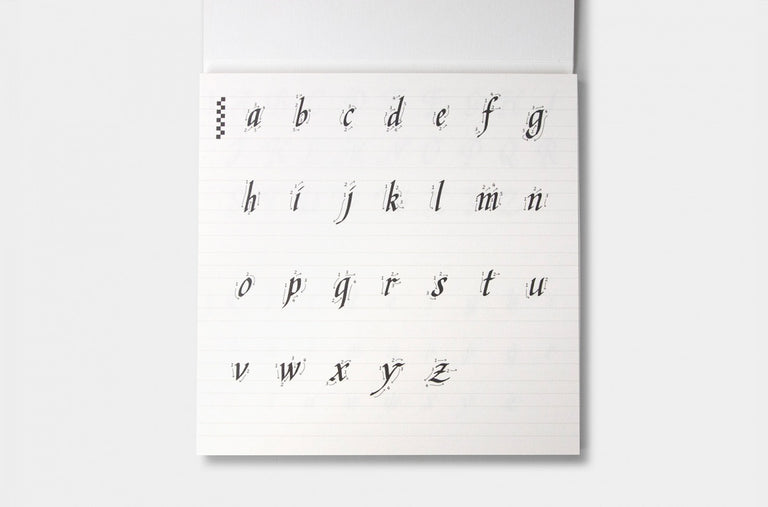 Tools to Liveby Calligraphy Practice Notebook (Chancery Cursive ...
