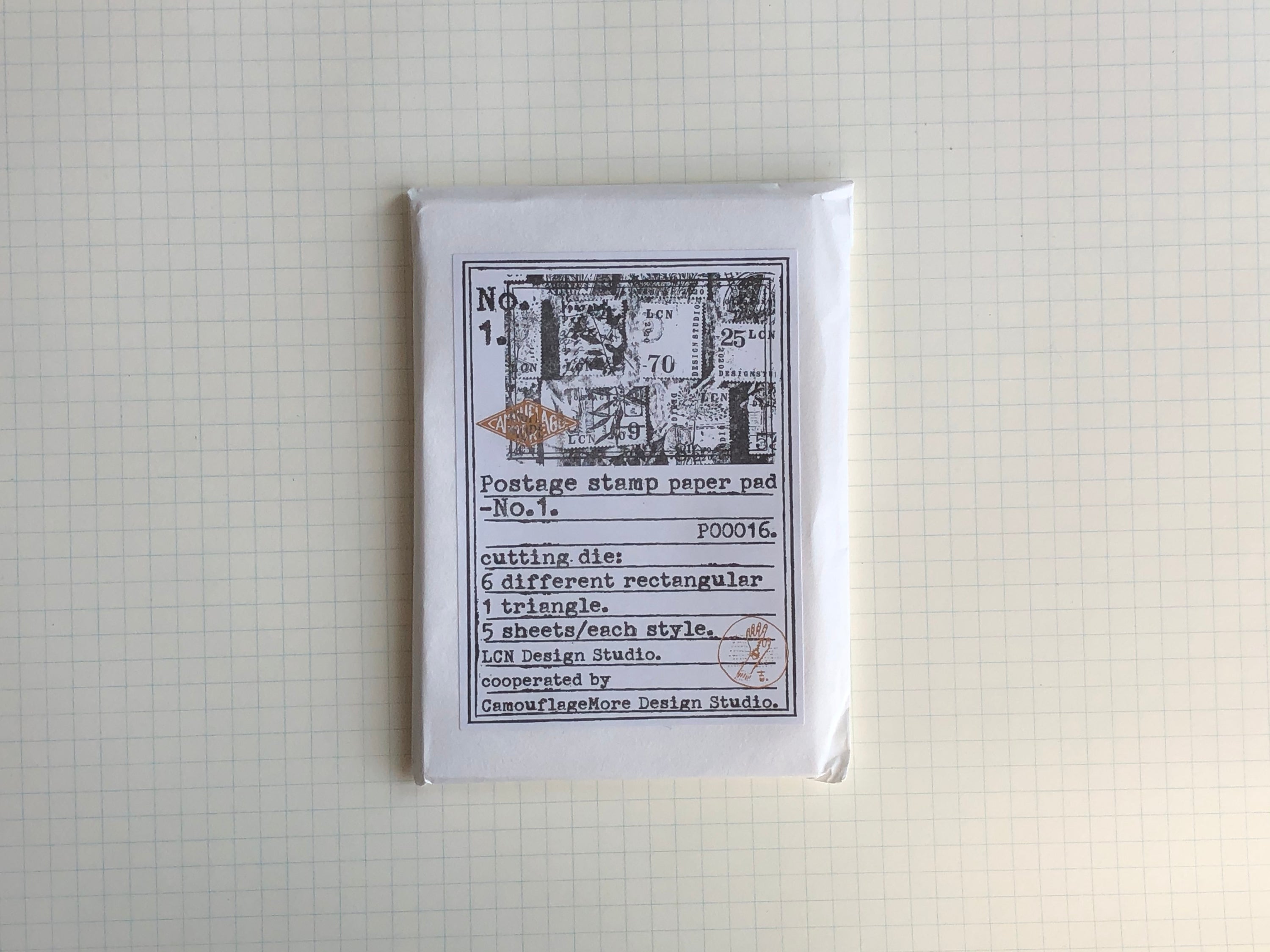 LCN No. 1 Postage Stamp Paper Pad – Yoseka Stationery