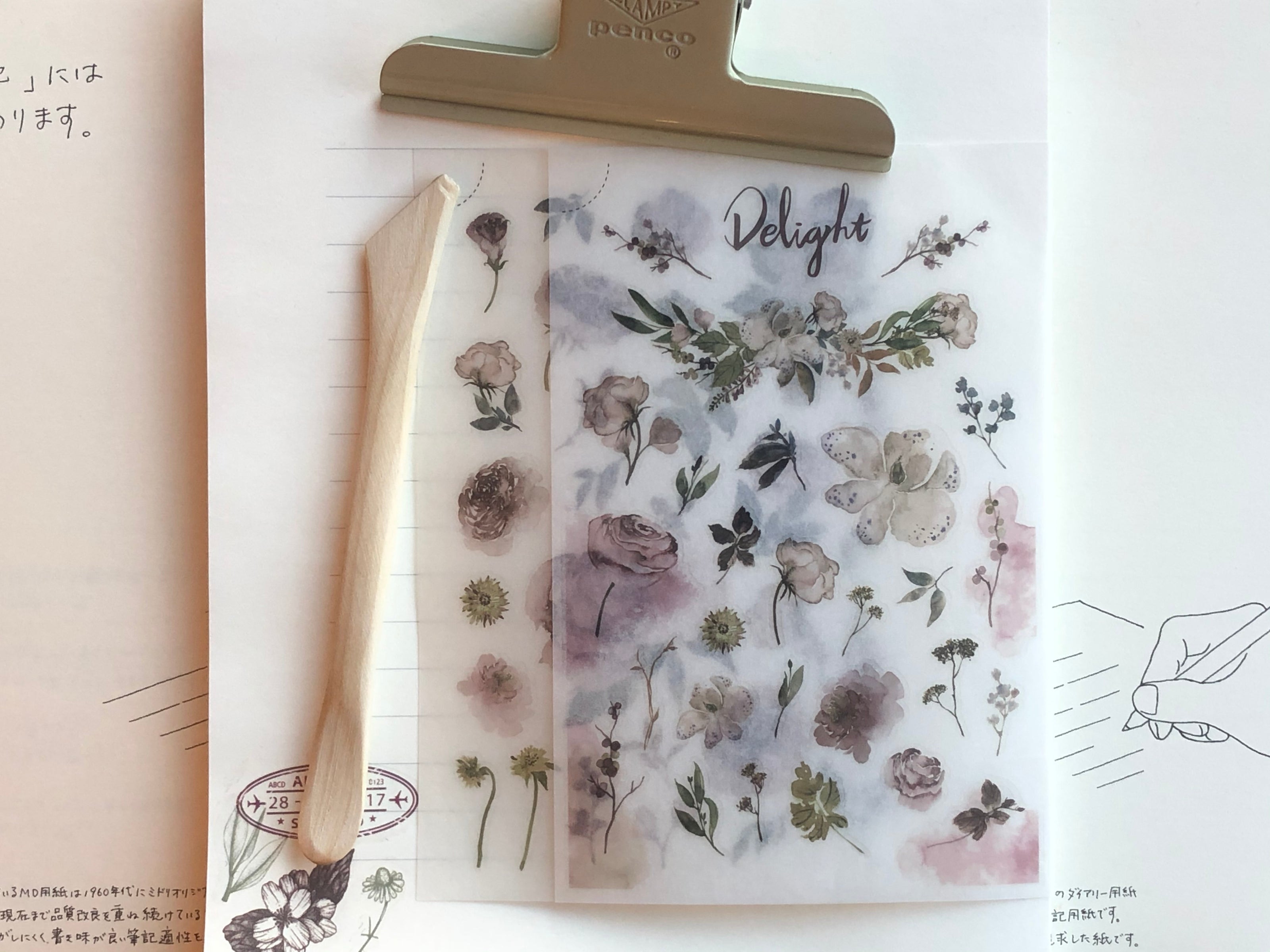 MU Print-On Stickers - Delight - #65 – Yoseka Stationery