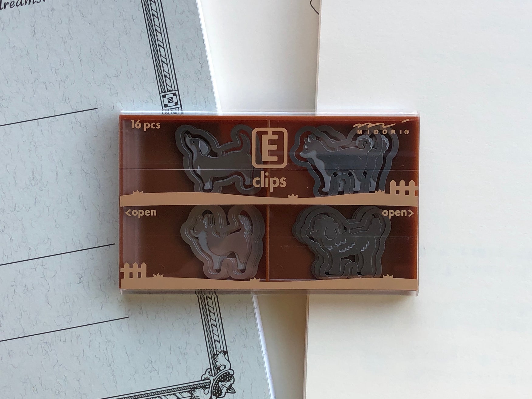 Midori Etching Clip E Clips - Dog – Yoseka Stationery