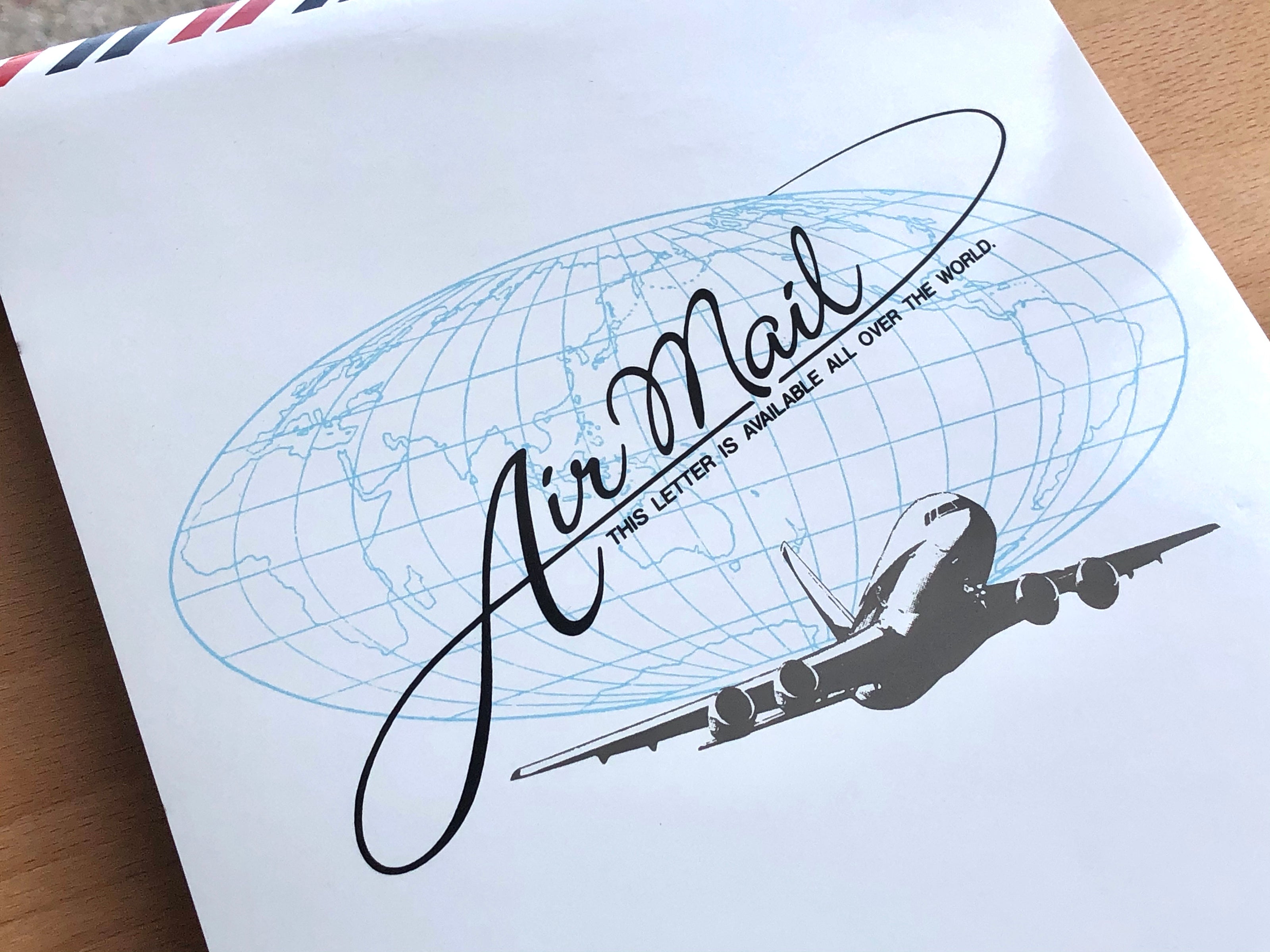 Airmail Letter Pad – Yoseka Stationery