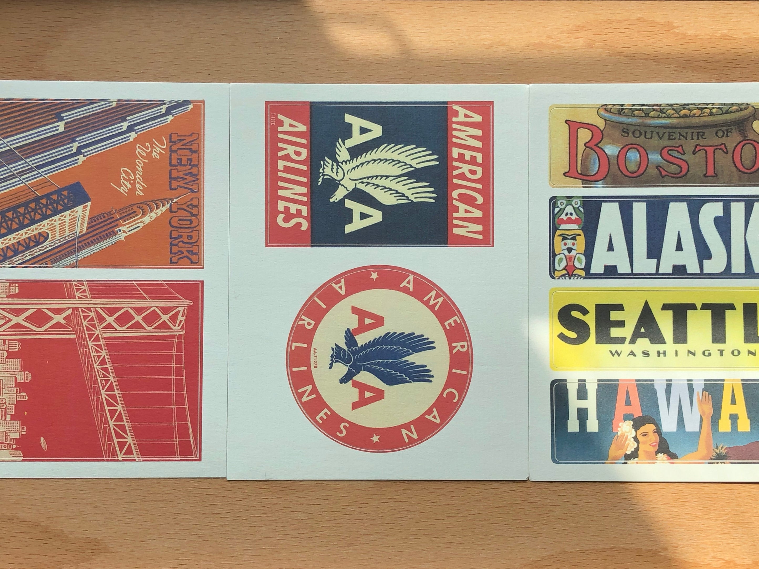 Vintage Stickers - Americana – Yoseka Stationery
