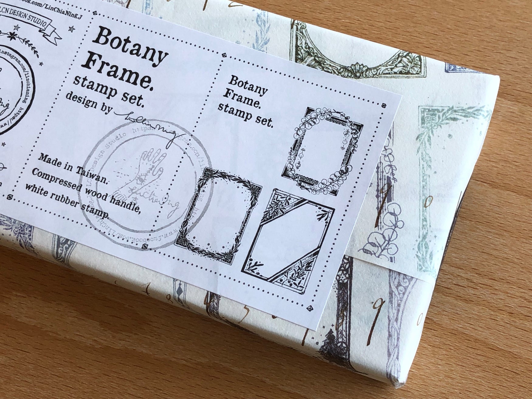 LCN Frames Stamp Set - Botany – Yoseka Stationery