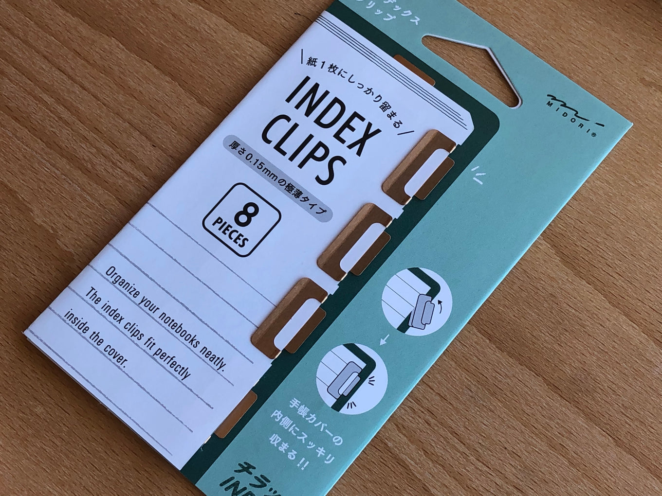 Midori Index Clips - Gold – Yoseka Stationery