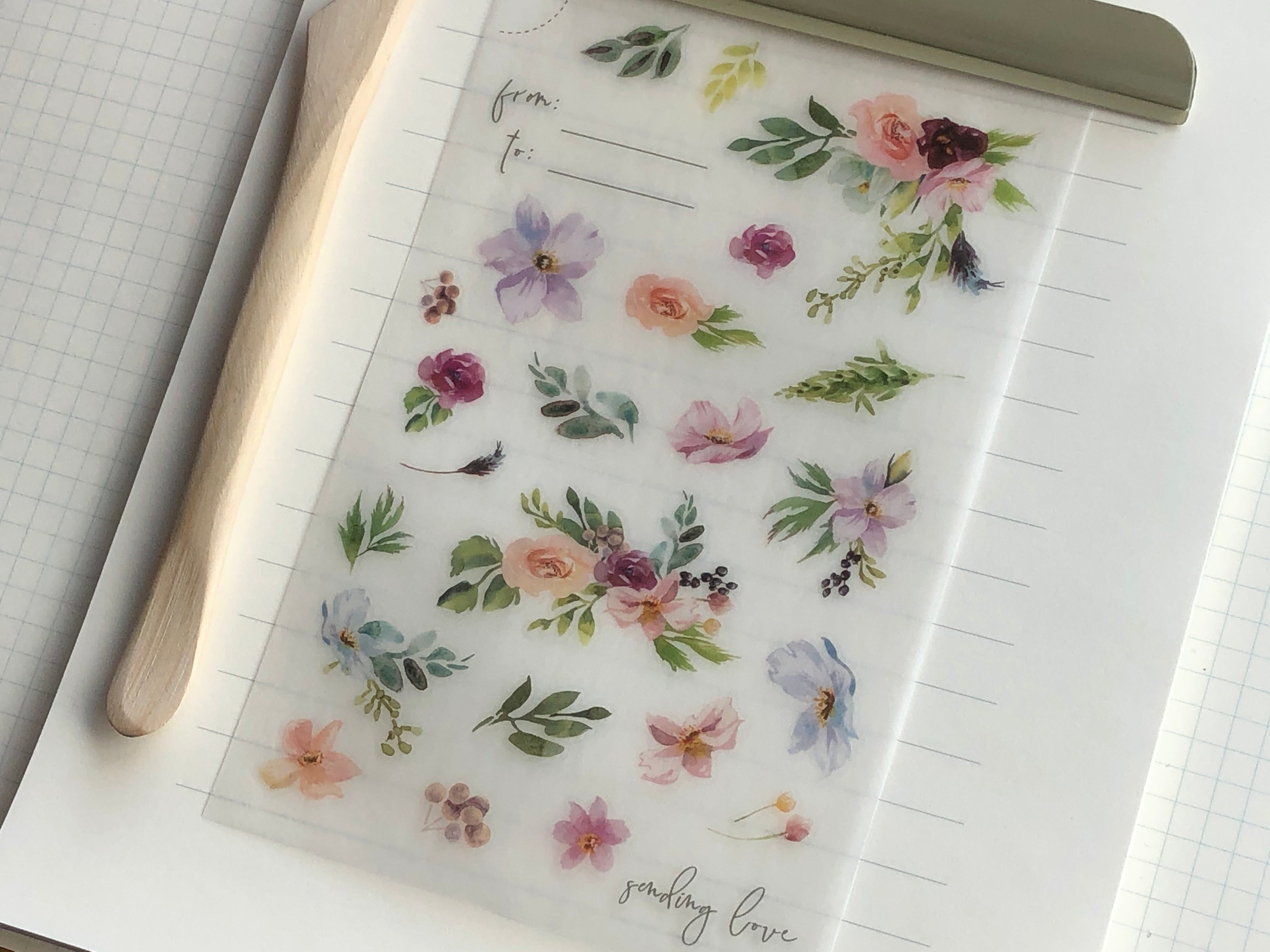 MU Print-On Stickers - #118 – Yoseka Stationery